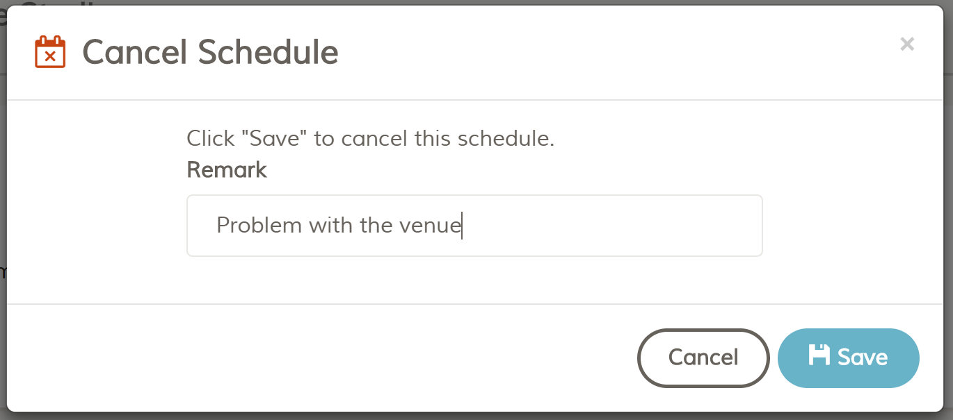 Cancelling an Event Instance - FeePlus Help Centre